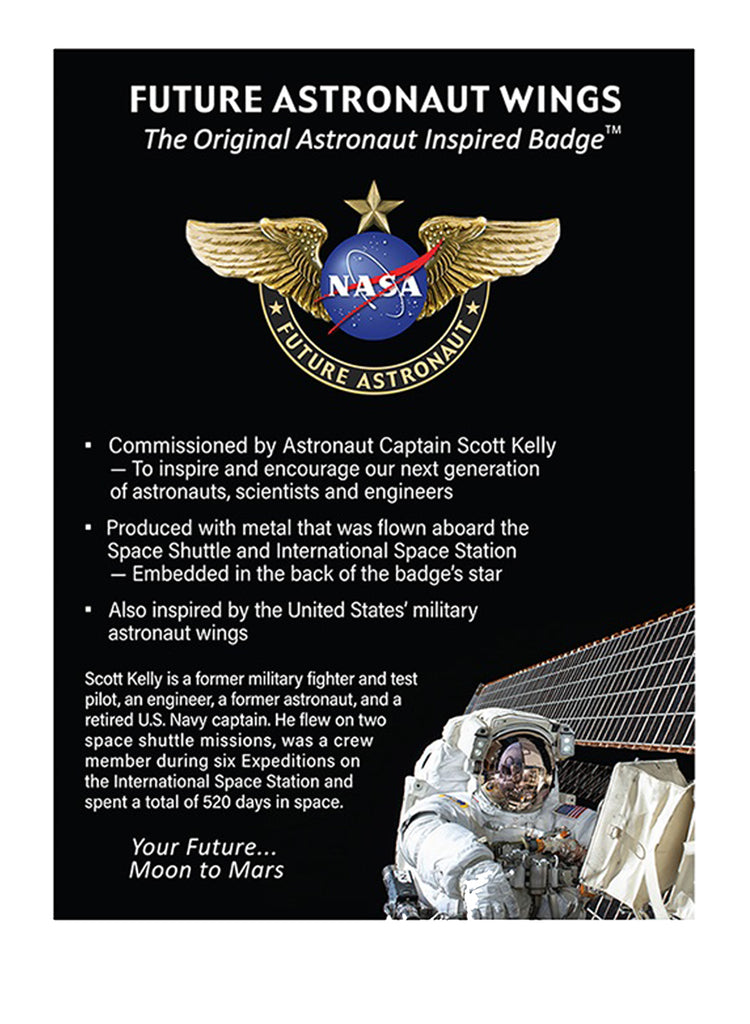 Future Astronaut Wings Bronze – Space Shuttle Endeavour Store