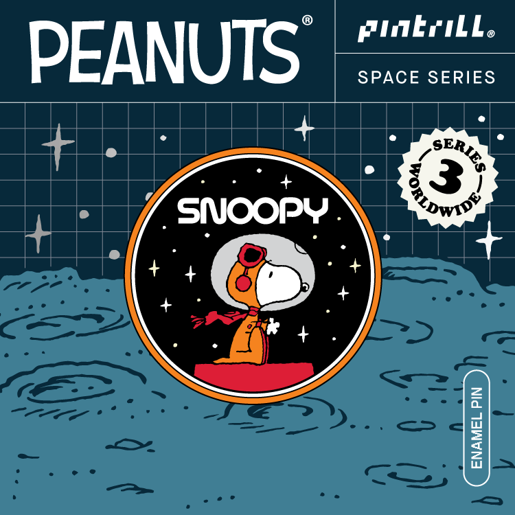 Snoopy Pilot Pin – Space Shuttle Endeavour Store
