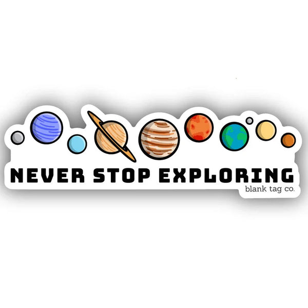 Planets Sticker – Space Shuttle Endeavour Store