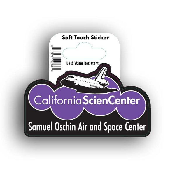 Samuel Oschin Air & Space Center Logo Sticker – Space Shuttle Endeavour ...