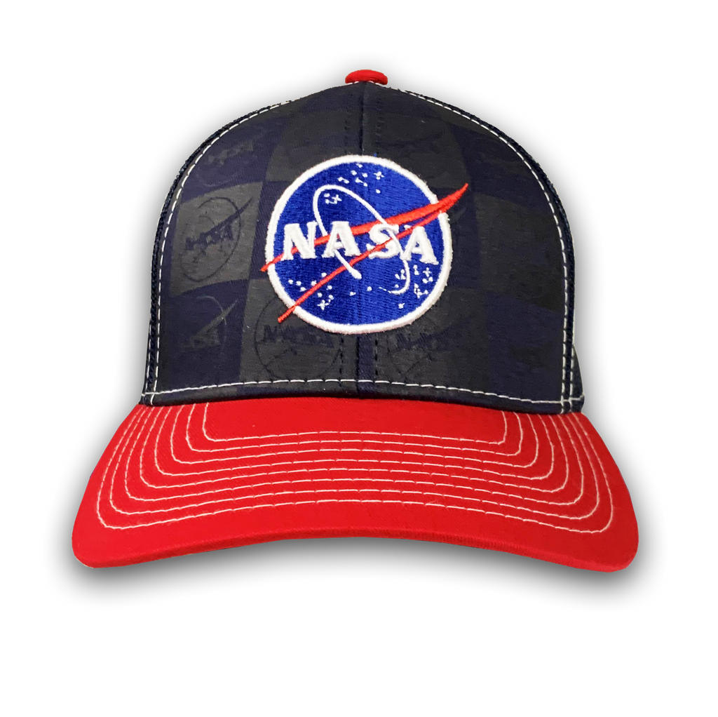 NASA Checker Navy/Red Hat – Space Shuttle Endeavour Store